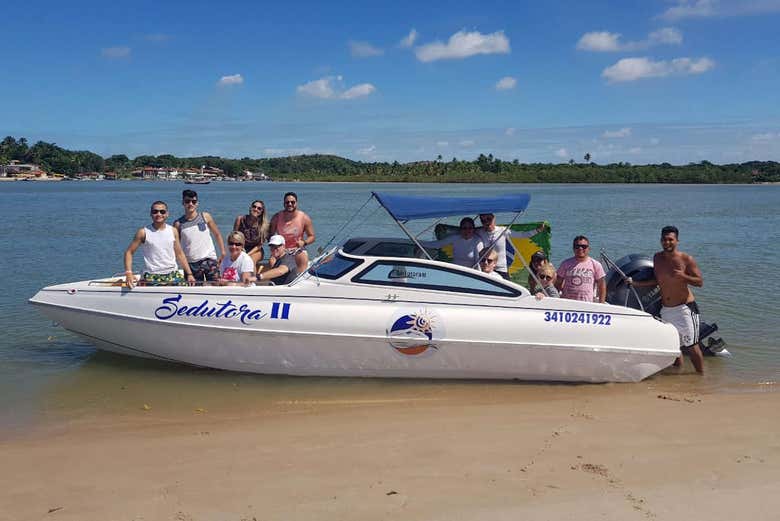 Tour en lancha por las islas de Cairú desde Morro de Sao Paulo