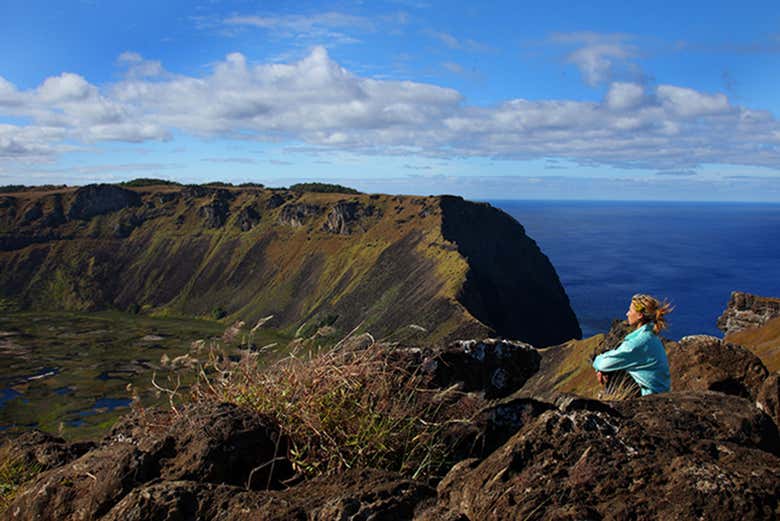 Excursión a Orongo y volcán Rano Kau, Isla de Pascua